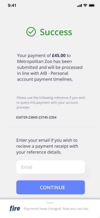 Fire Open Payments – New User Interface (Technical Guide)
