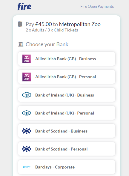Fire Open Payments – New User Interface (Technical Guide)