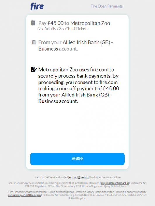 Fire Open Payments – New User Interface (Technical Guide)