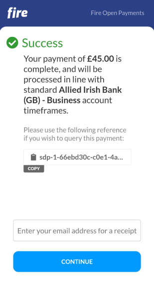Fire Open Payments – New User Interface (Technical Guide)