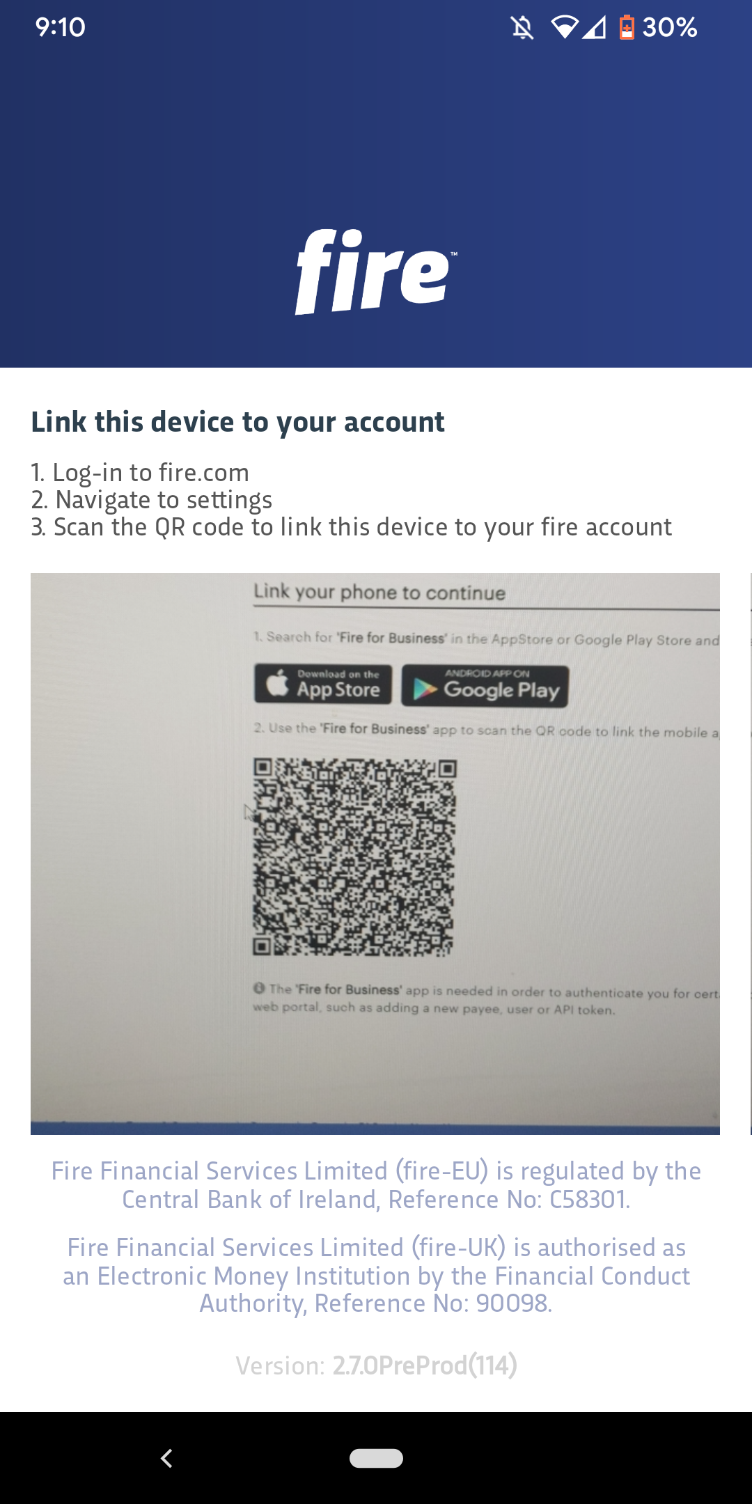 Linking your mobile app to your Fire account - Fire