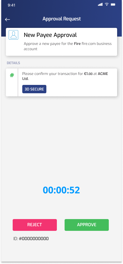 Signing in to the Fire For Business web app - Fire