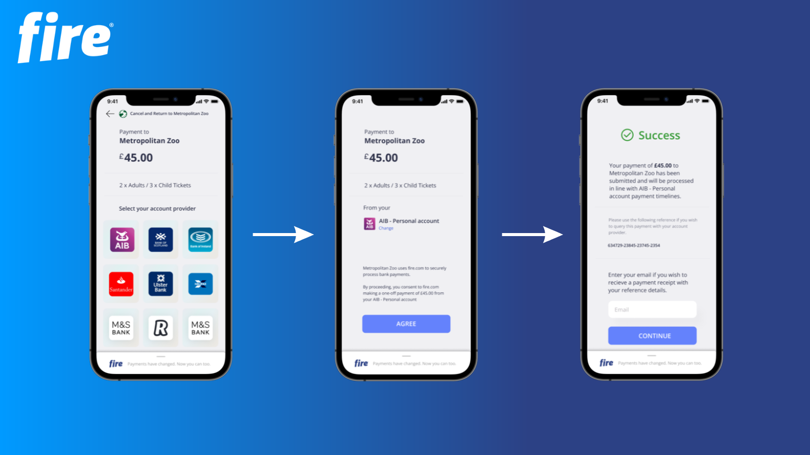 Fire Open Payments – New User Interface Guide